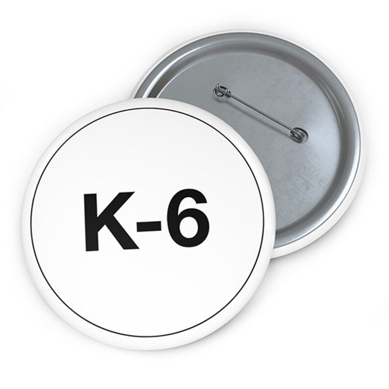 Oppenheimer K-6 Button Manhattan Project Security Badge Cosplay Movie ...