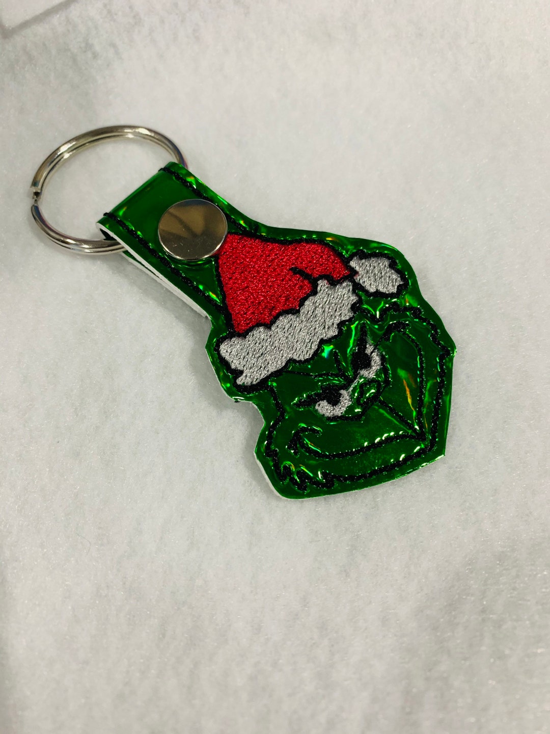 Grinch Keychain Ready to Ship - Etsy