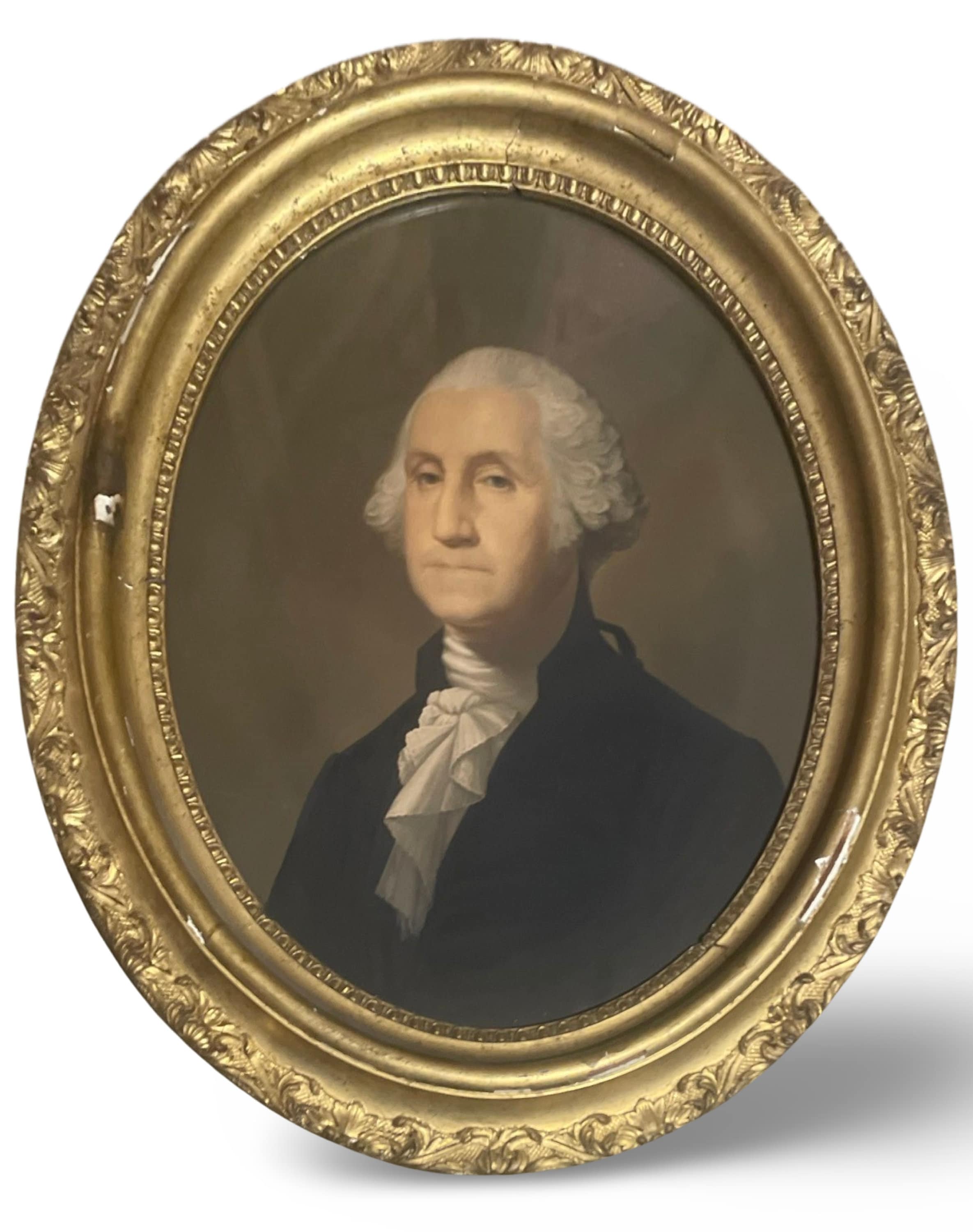 E.C. Middleton George & Martha Washington Chromolithographic Portraits ...