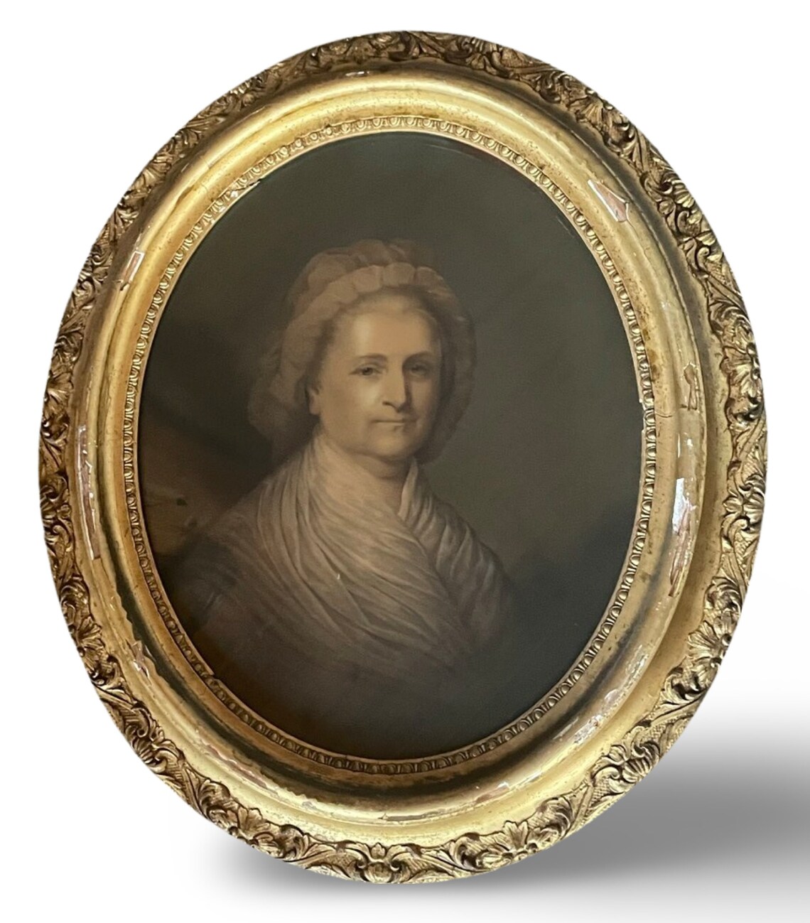 E.C. Middleton George & Martha Washington Chromolithographic Portraits ...