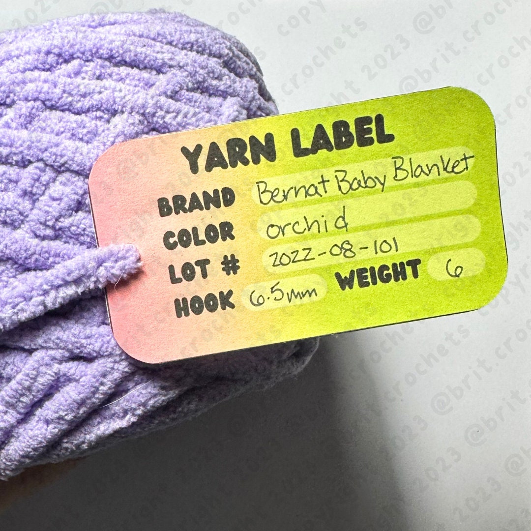 PRINT & Cut Yarn Tags Printable Yarn Labels Skein Label - Etsy