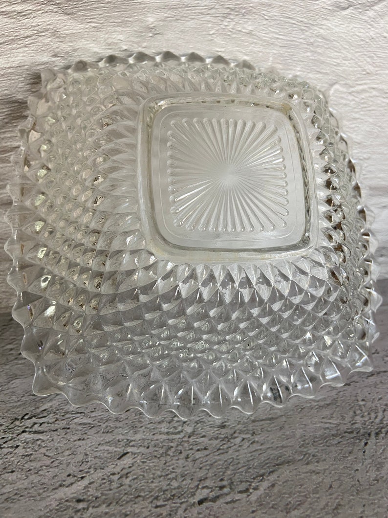 Beautiful Detailed Shallow Glass Dish - Etsy