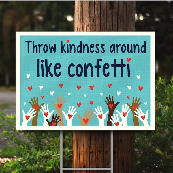 Kindness Sign - Etsy