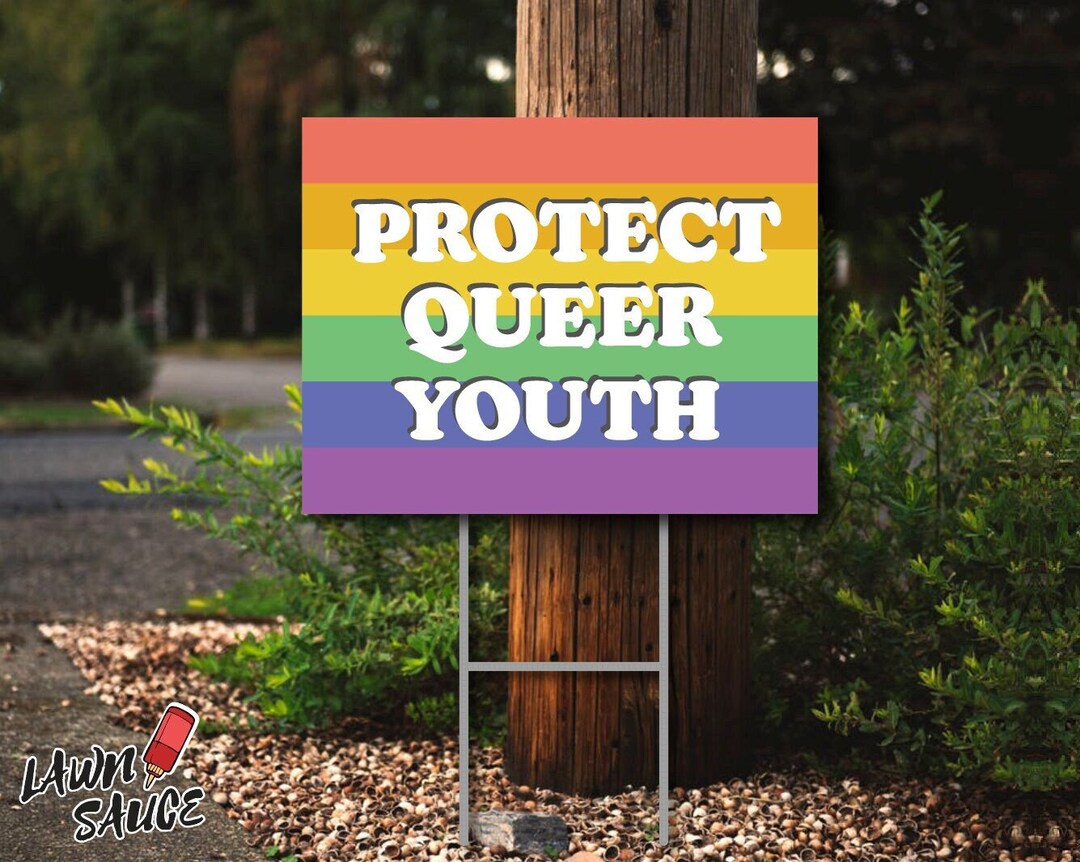 Protect Queer Youth Lawn Sign - Etsy
