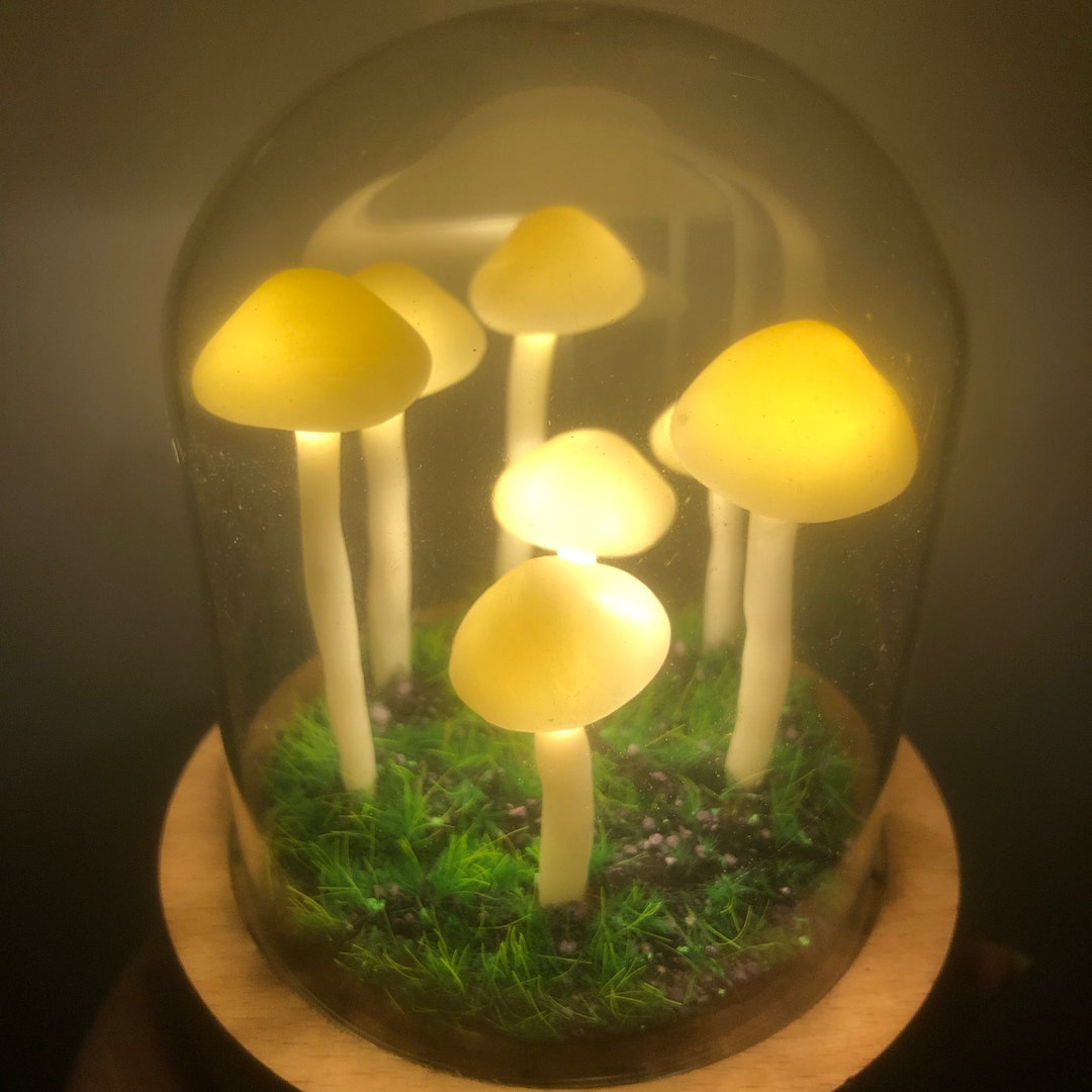 Mushroom Night Light/table Lamps/retro Night Light/gift Light/handmade ...