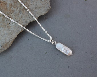 River pearl necklace | Etsy