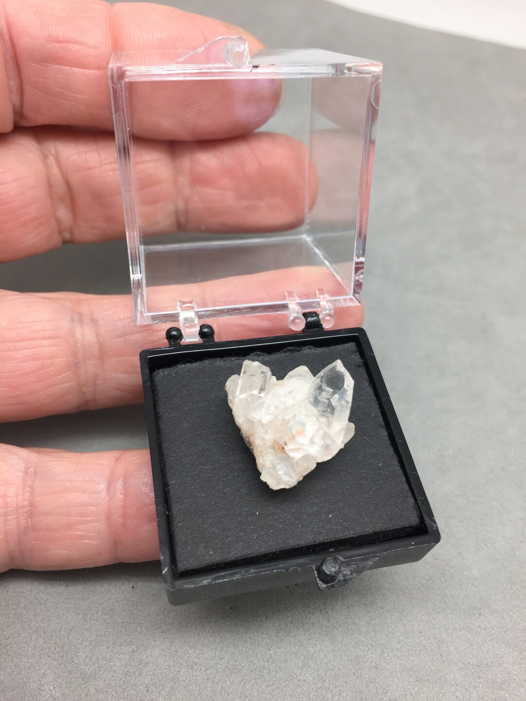 Mt Ida Arkansas Quartz Crystal Thumbnail Cluster 3/4" Multi Termination ...