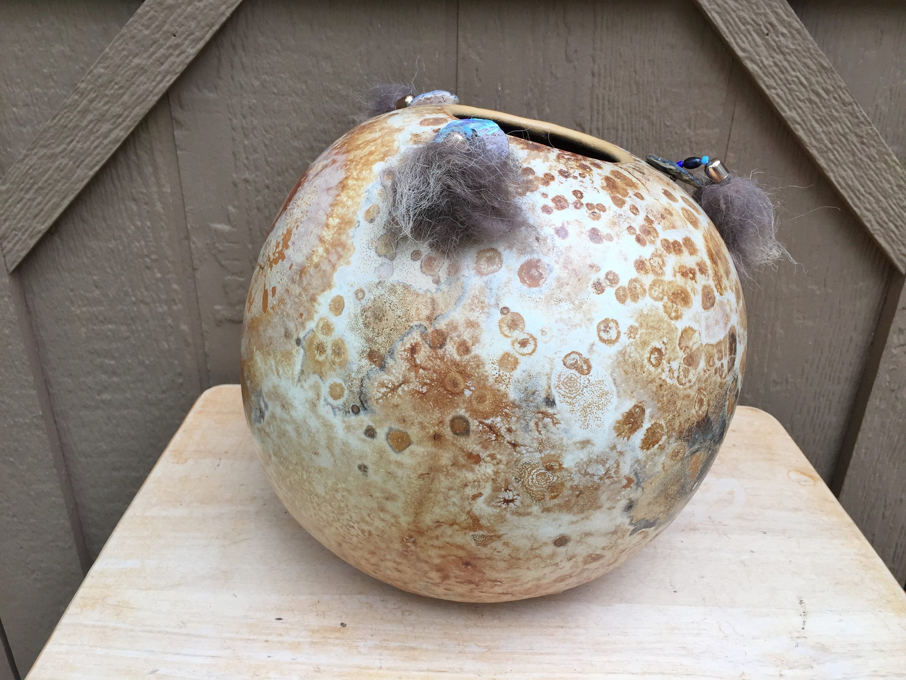 Buffalo Spirit Gourd Pot 9 1/2 Tall X 10 1/2 | Etsy