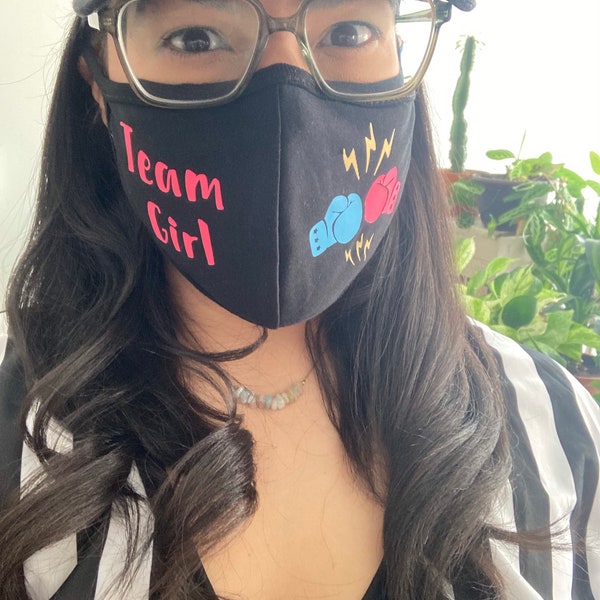 Gender Reveal Mask - Etsy