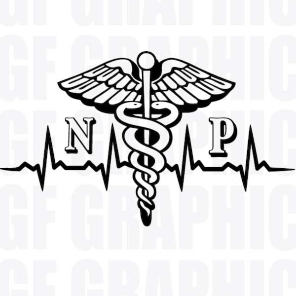 Nurse Practitioner Decal - Etsy