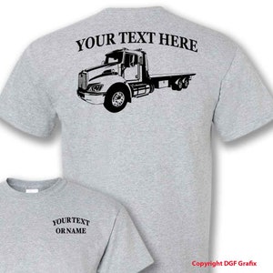 KENWORTH Tow Wrecker Flatbed Rollback Truck - Personalized Custom ...