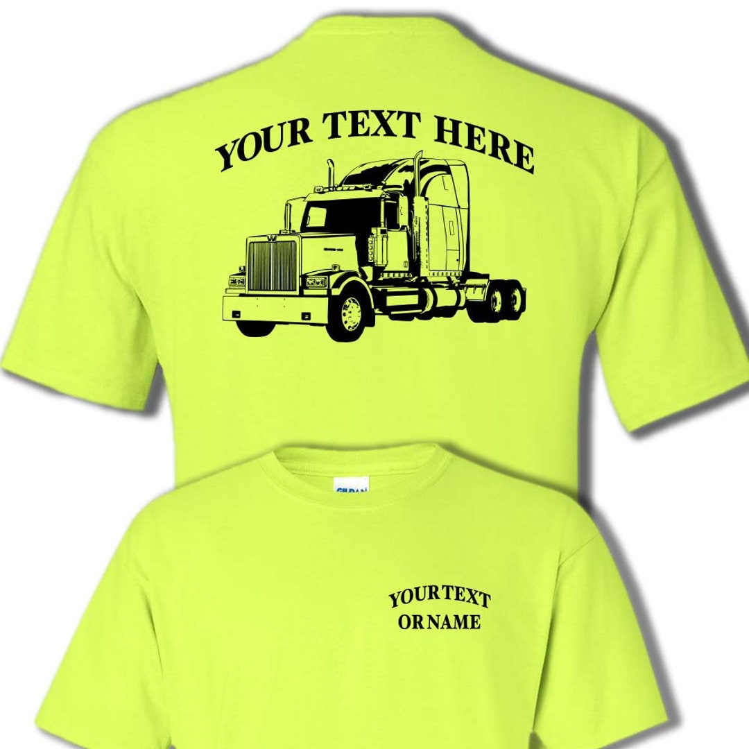 WESTERN STAR 4900 Semi Truck - Big Rig - 18 Wheeler - Personalized ...