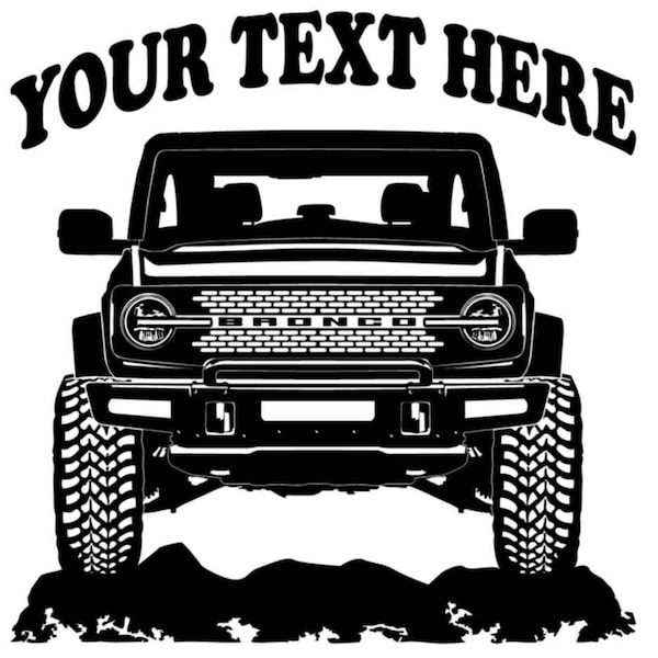 Ford Bronco Window Sticker - Etsy