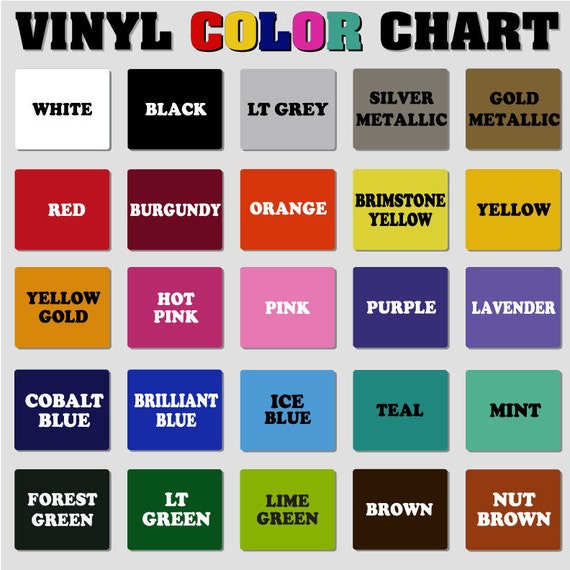 Toyota Pickup Color Charts