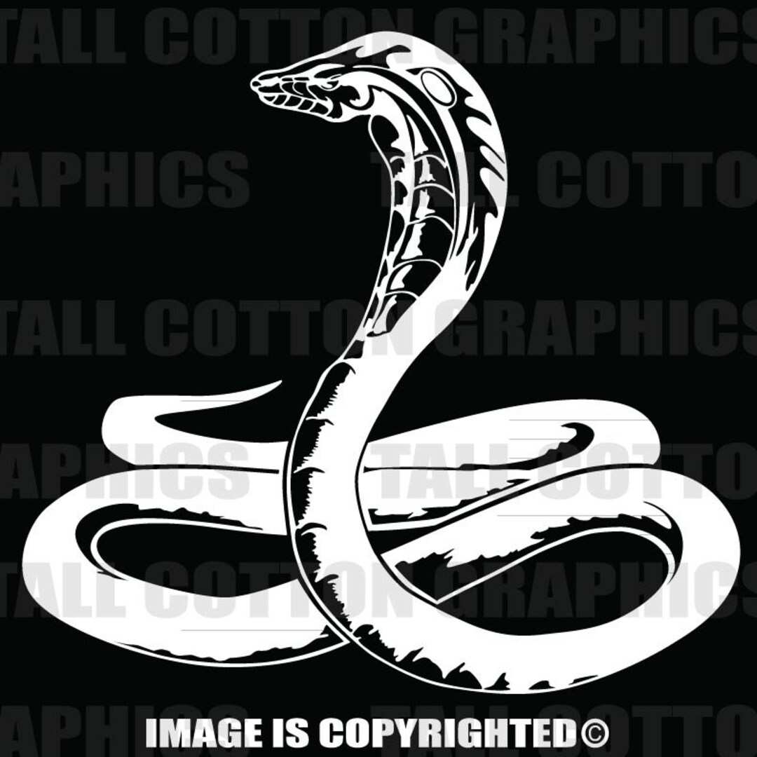 Cobra Snake Vinyl Decal #BS023 - Etsy
