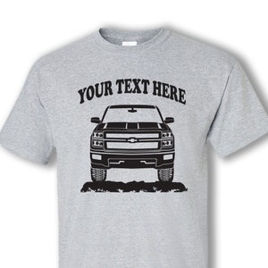 CHEVROLET SILVERADO Z71 2015 - 4x4 - off Road - Personalized Cotton T ...