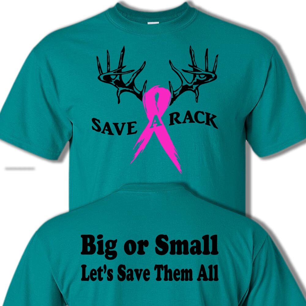 SAVE a RACK Breast Cancer Awareness Shirt Save Them All on | Etsy