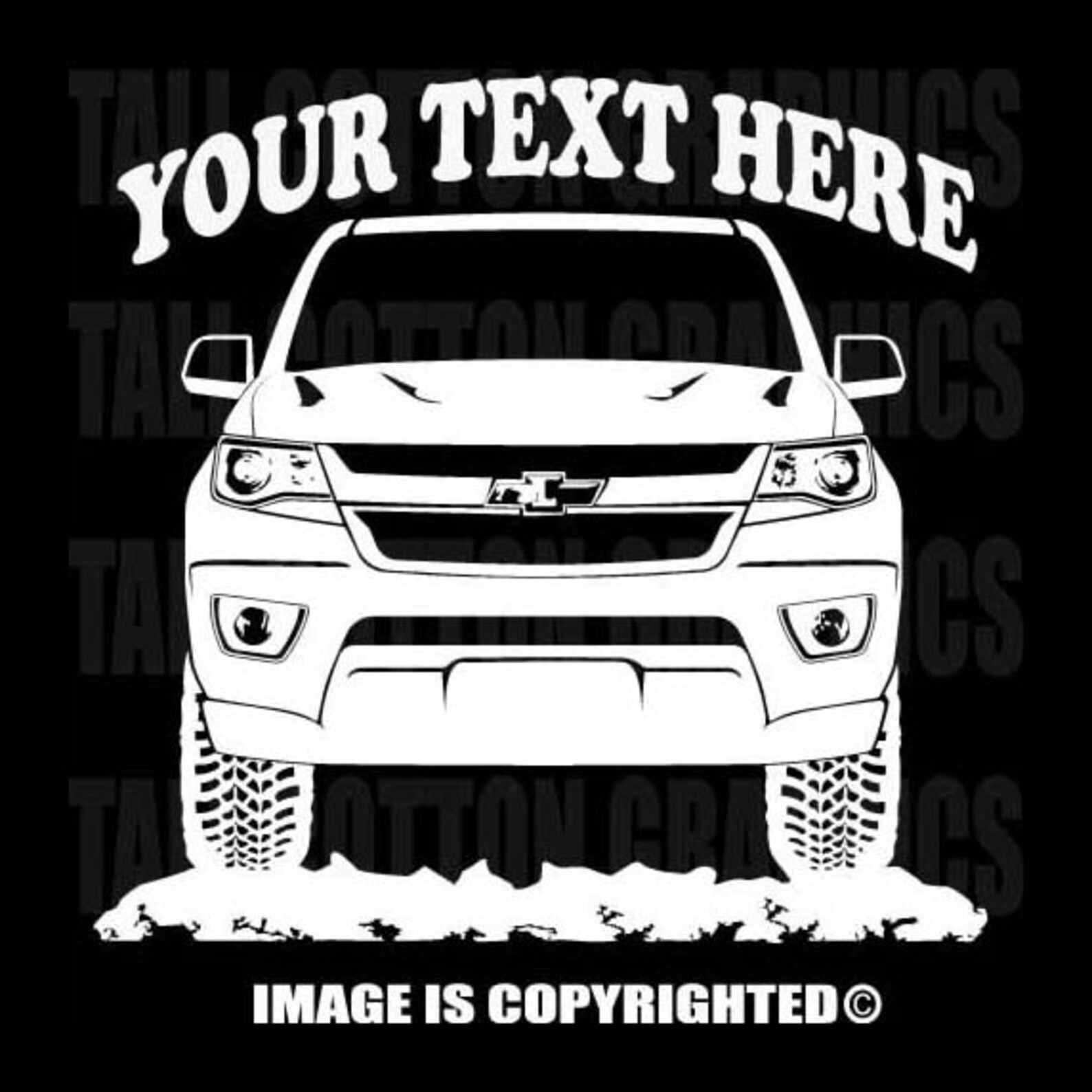 CHEVROLET CHEVY COLORADO Truck 2015 Personalized Vinyl | Etsy