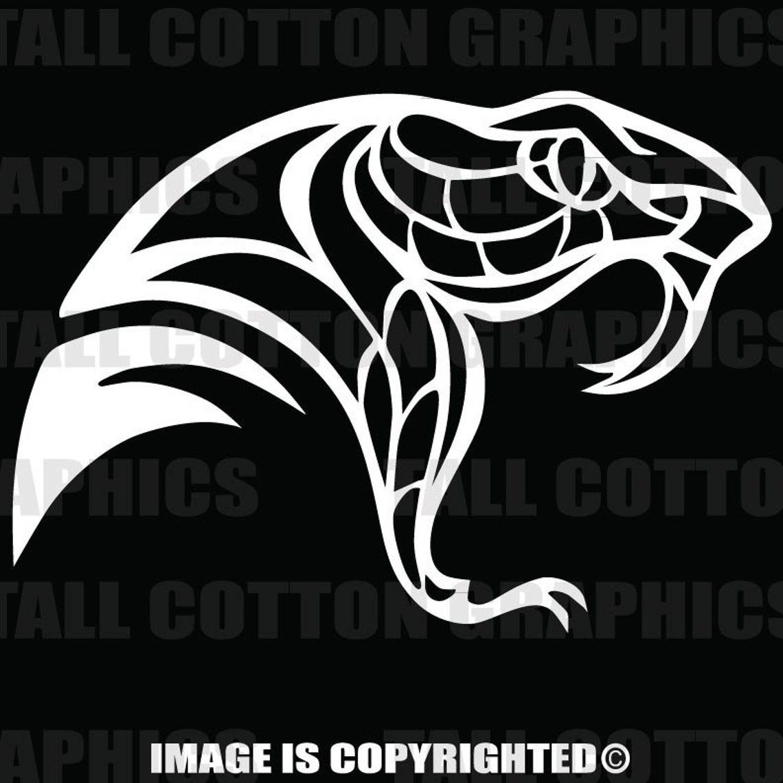 Snakes Head Vinyl Decal BS035 - Etsy