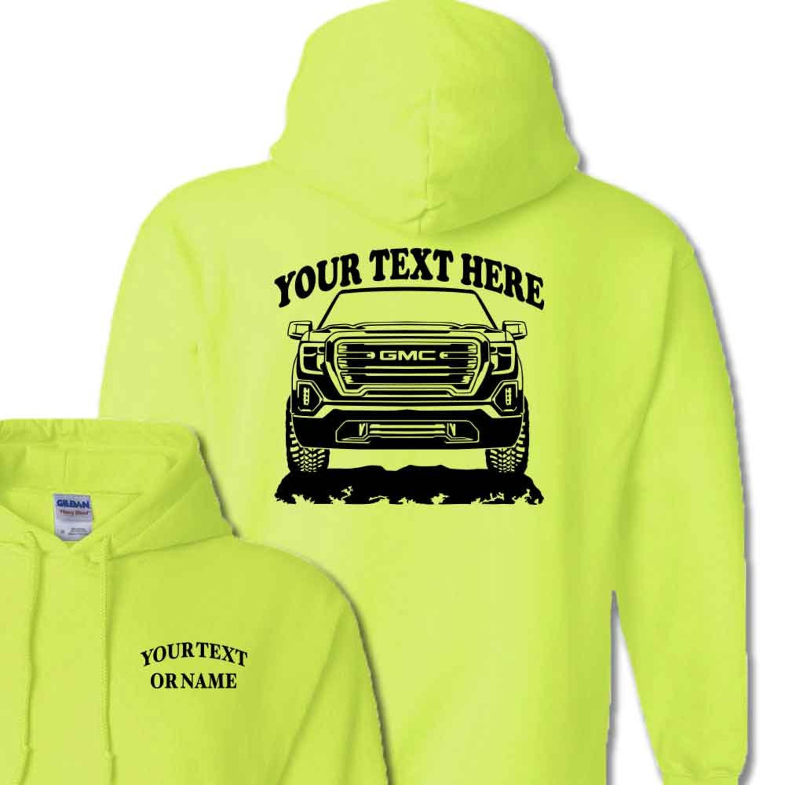 2021 GMC SIERRA Pickup Truck Offroad 4x4 Personalized Pullover - Etsy