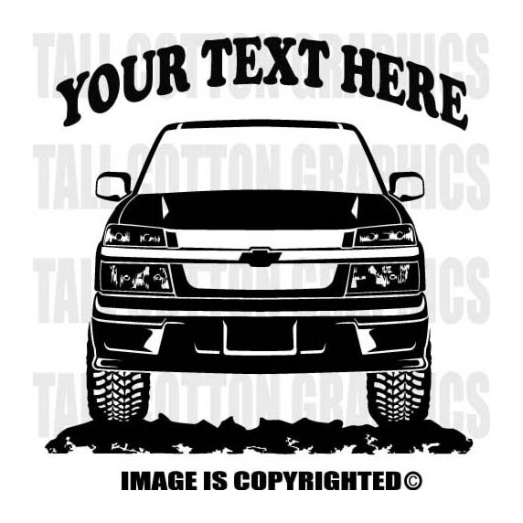 CHEVROLET CHEVY COLORADO Truck 2011 Personalized Vinyl | Etsy