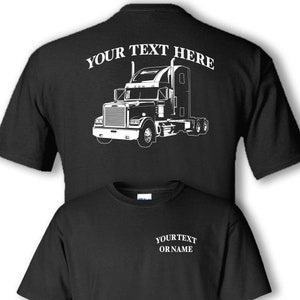FREIGHTLINER CLASSIC Semi Truck - Big Rig - 18 Wheeler - Personalized ...