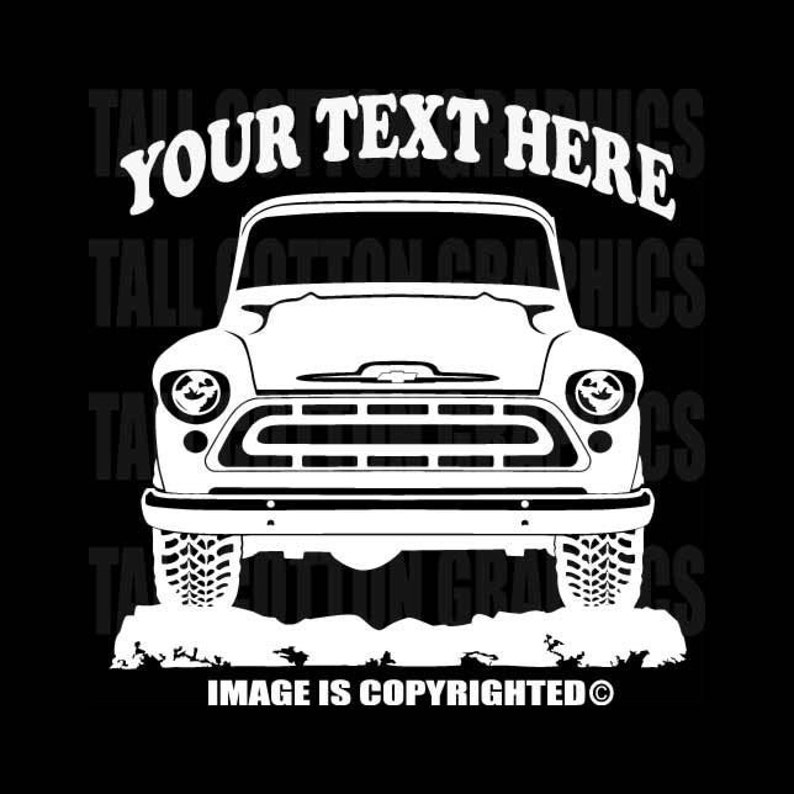 CHEVROLET CHEVY Apache 1957 Truck Personalized Vinyl - Etsy
