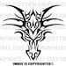 DRAGON Head Tribal Vinyl Window Decal DRG018 - Etsy