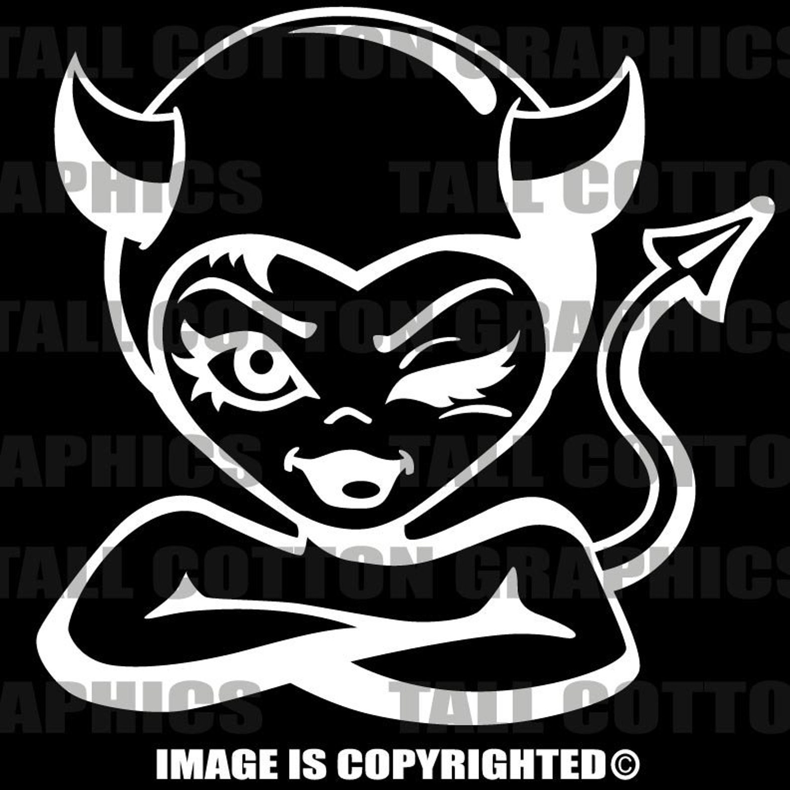 She Devil Cartoon Vinyl Decal FAN006 - Etsy