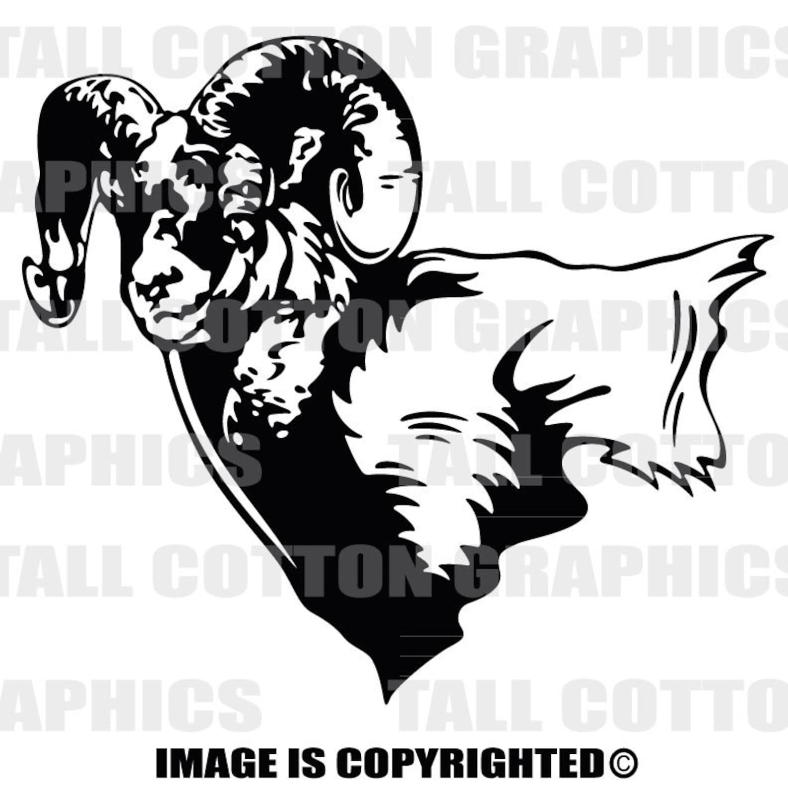 BIGHORN SHEEP RAM Vinyl Decal Sticker Decor WL008 - Etsy
