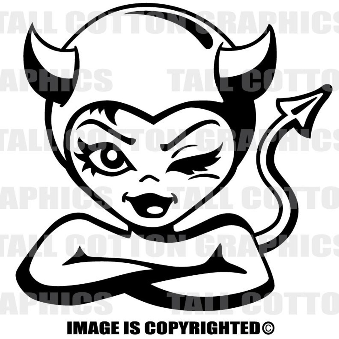 She Devil Cartoon Vinyl Decal #FAN006 - Etsy