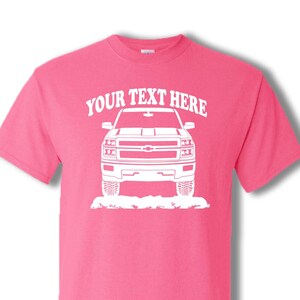 CHEVROLET SILVERADO Z71 2015 - 4x4 - off Road - Personalized Cotton T ...