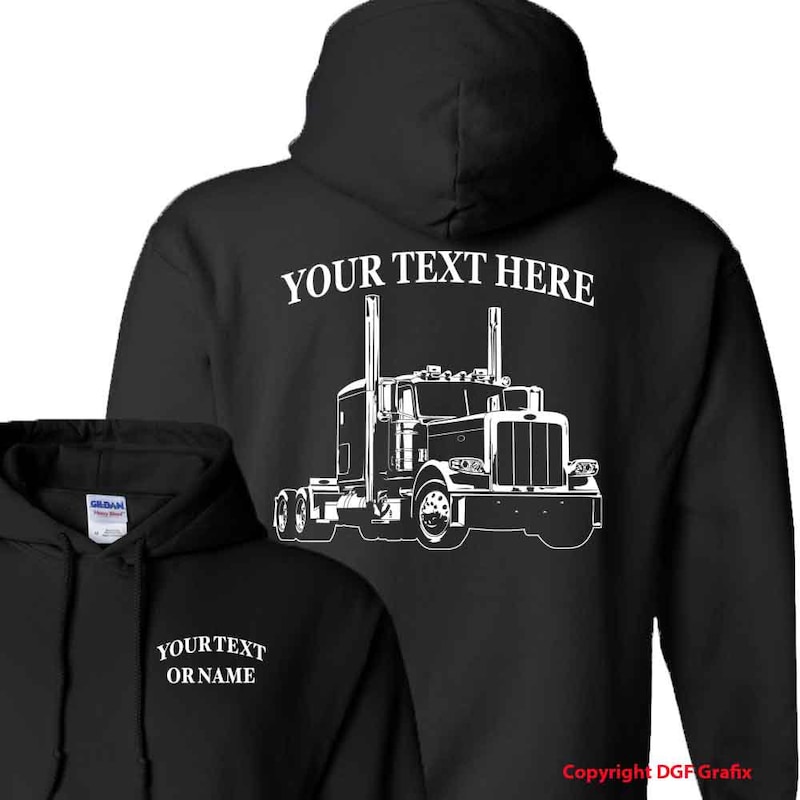 Custom Peterbilt Hoodie - Etsy