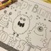 Monster-kids Activity Placemat Digital File Only | Etsy