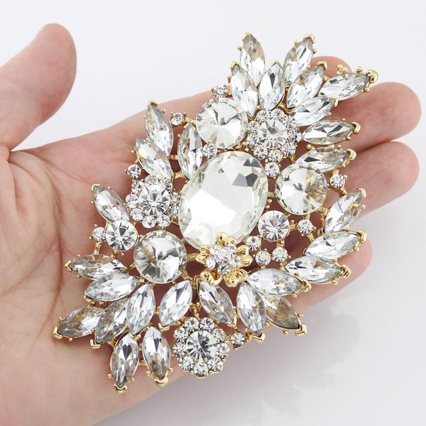 Gold Brooches - Etsy