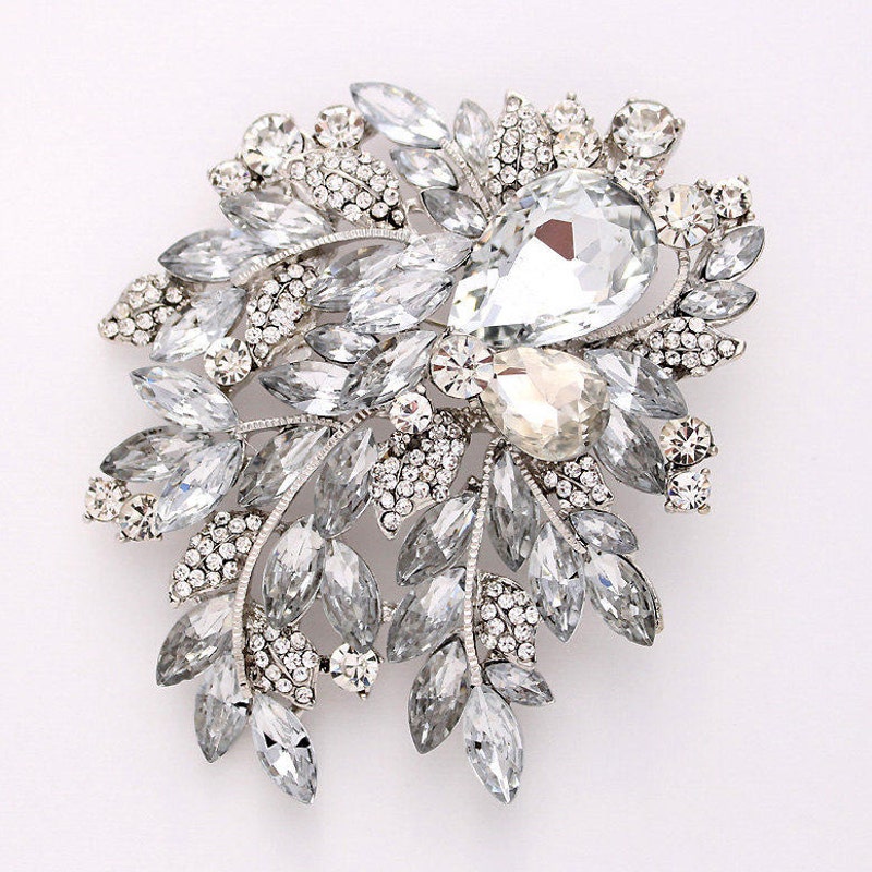Rhinestone Brooches - Etsy