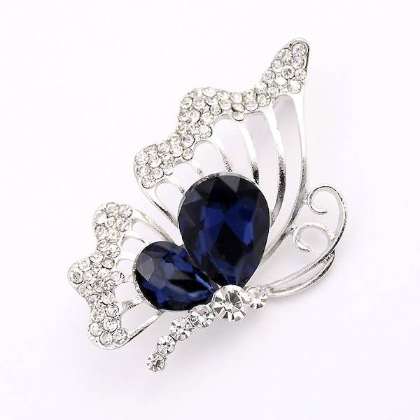 Navy Blue Butterfly - Etsy