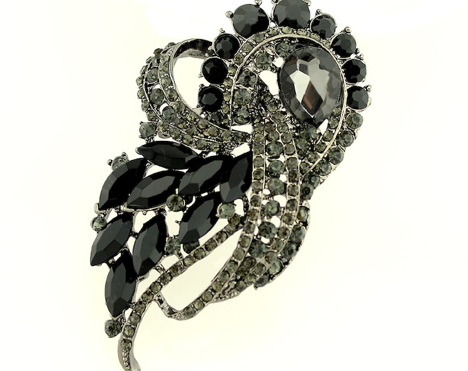 Gothic Black Antler Brooch Witchy Pagan Folk Horror - Etsy