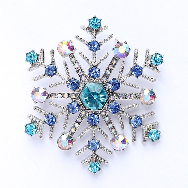 Snowflake Brooch Pin - Etsy