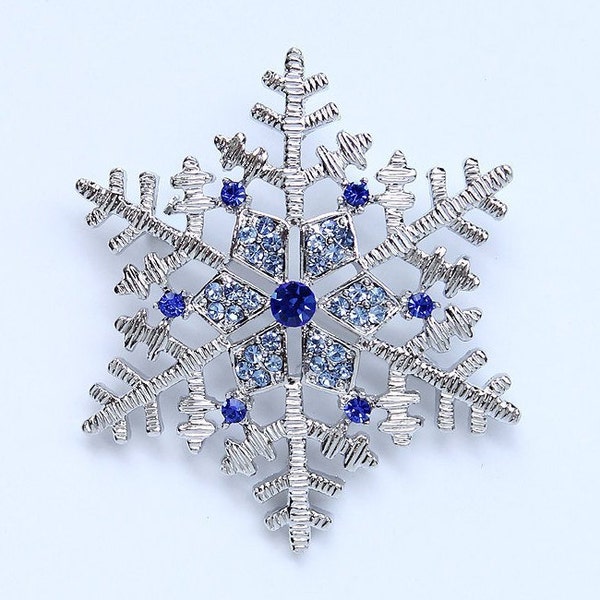 Snowflake Brooch Pin - Etsy