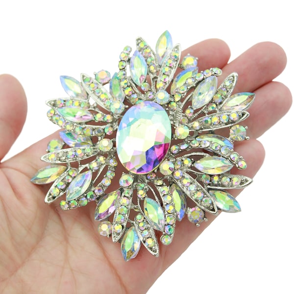 Rhinestone Brooches - Etsy