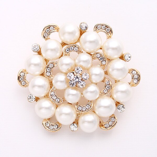 Bridal Pearl Brooch - Etsy