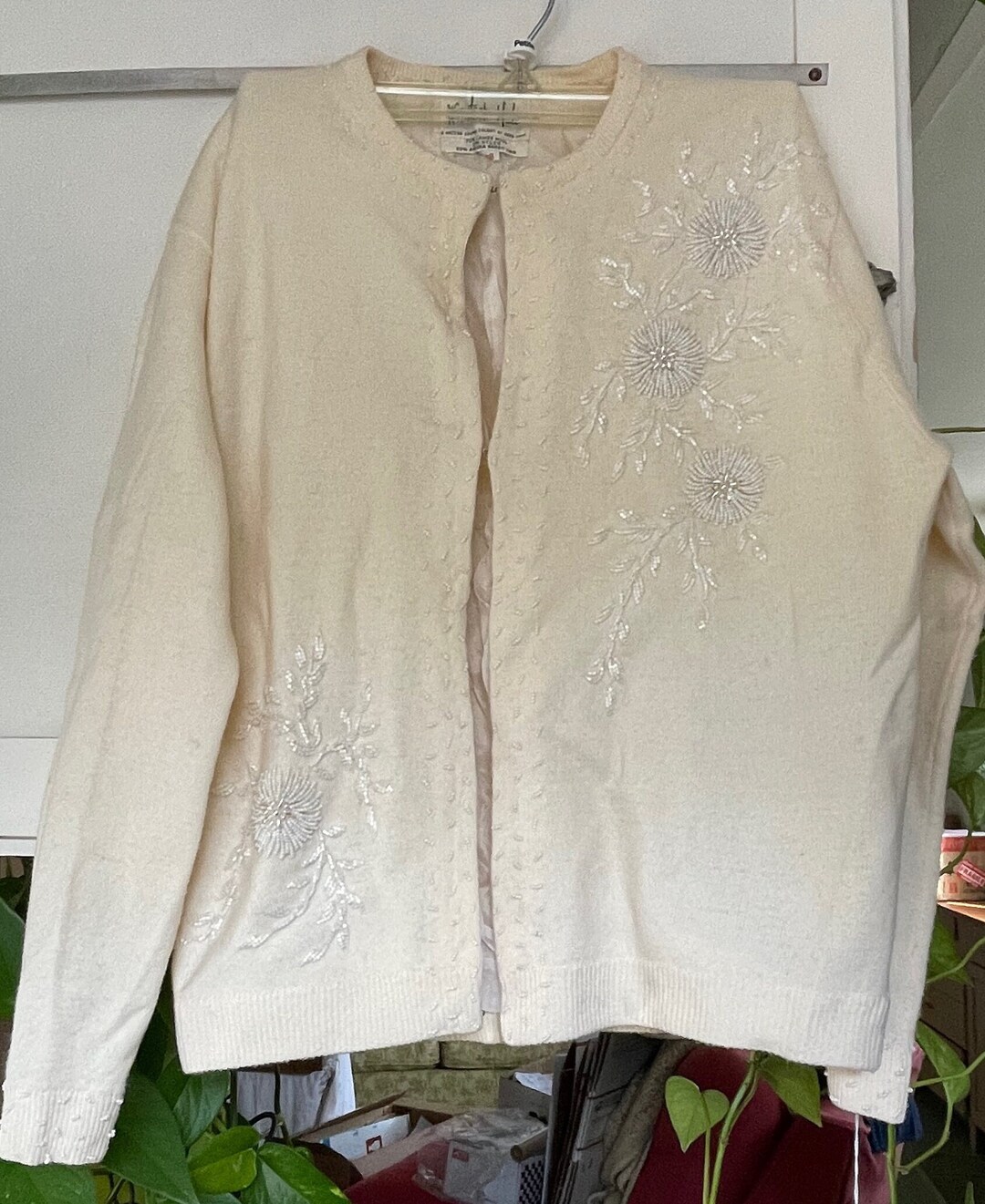 RARE 1960s Weinstock-hale Vintage Angora Wool Cardigan Bettie Page ...