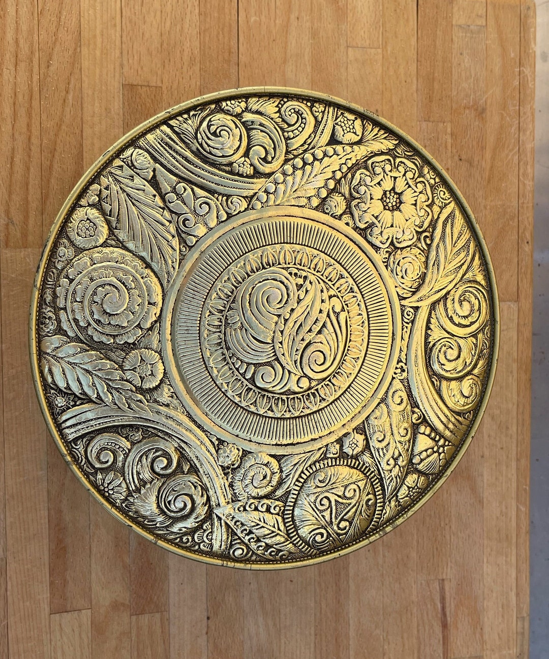 VTG Smith Crafted Made in Los Angeles Embossed Gold Aesthetic Jewelry ...