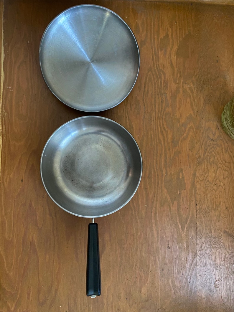 RARE 1950s Norris Ware 7 Sartén de acero inoxidable con - Etsy México