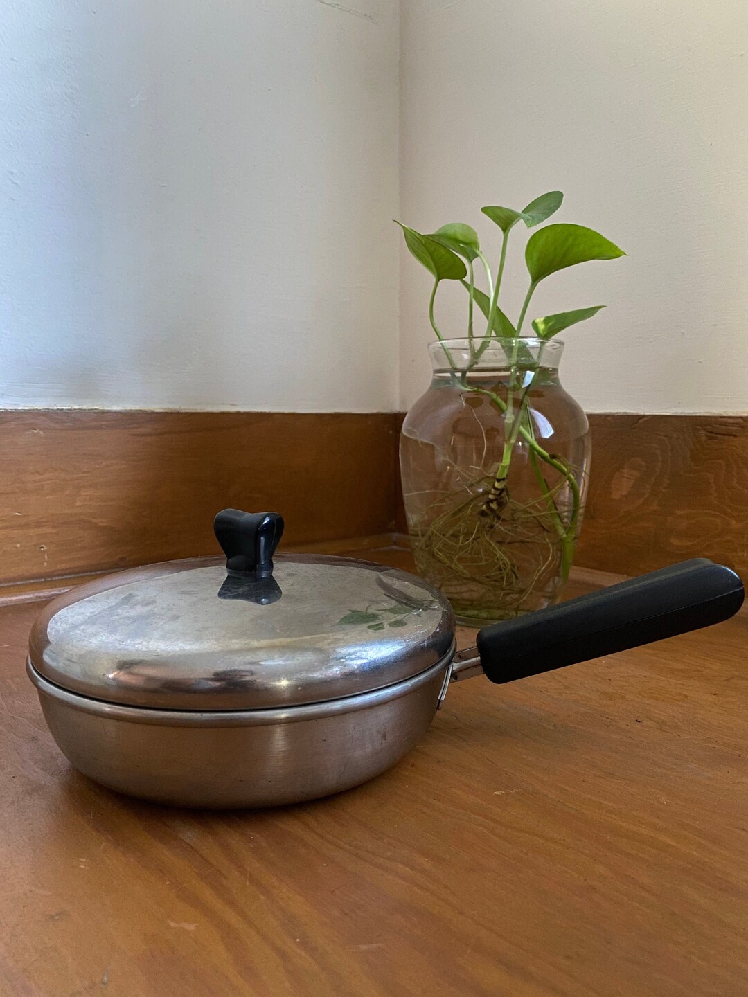 RARE 1950s Norris Ware 7 Sartén de acero inoxidable con - Etsy México