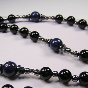 Mens BLACK Onyx 24 Rosary Papal Cross Ferula Catholic - Etsy