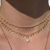 Crystal Ladder Body Chain 14k Gold Filled Body Chain Gold Stainless ...