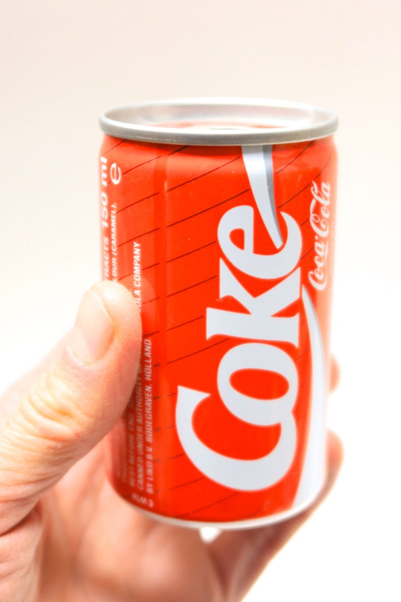 Coca-cola Coke 1991 Airplane Beverage 150ml Empty Coke Can 3-1/2 Tall ...