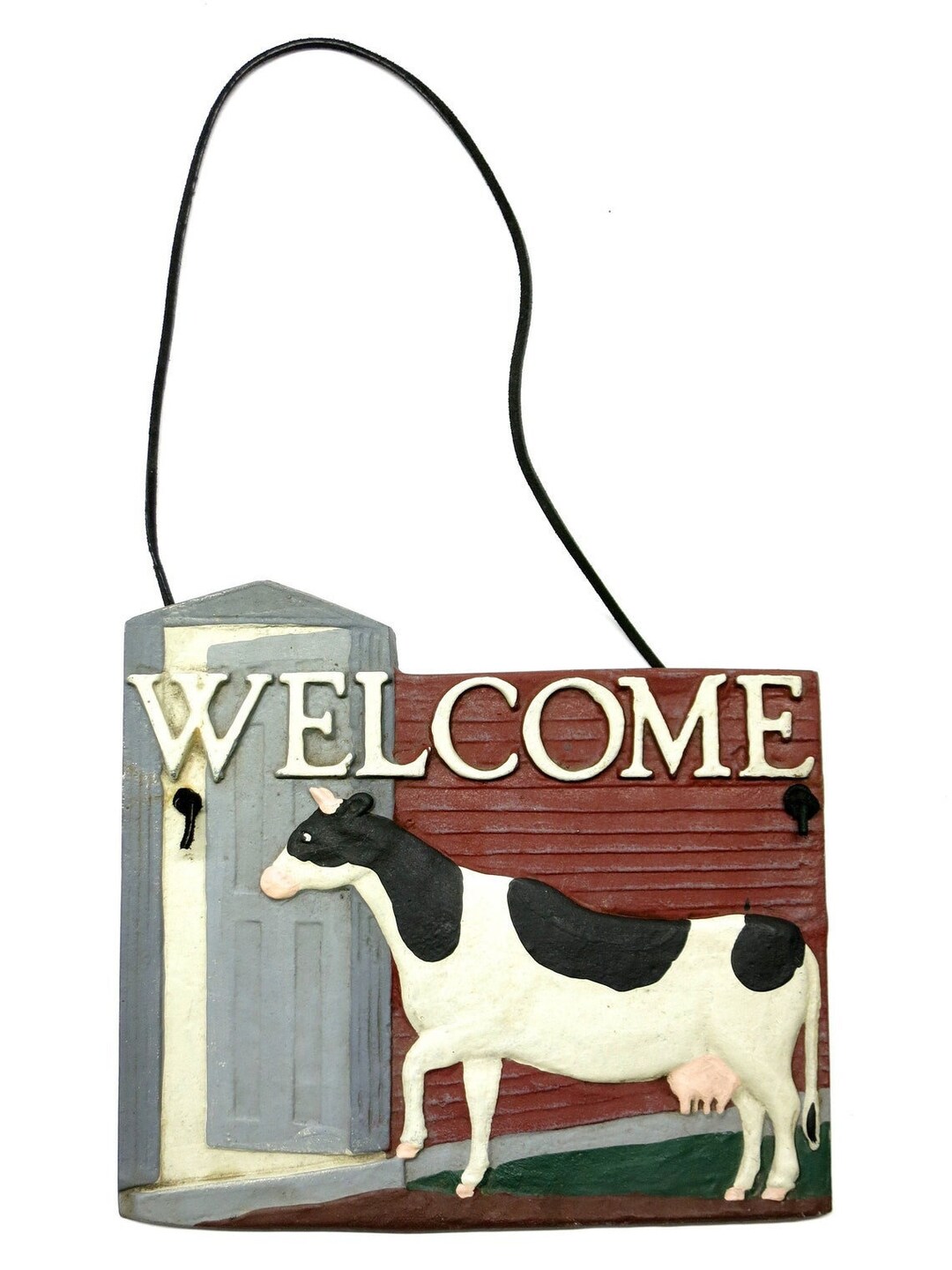 Cow Farm Wall Sign Collection Says Welcome Vintage - Etsy